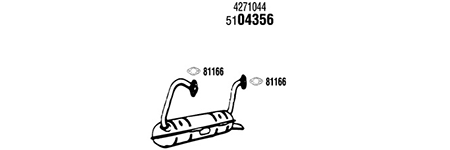 ARM(補修用マフラー) FIAT