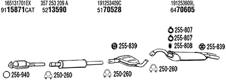 ARM(補修用マフラー) VOLKSWAGEN